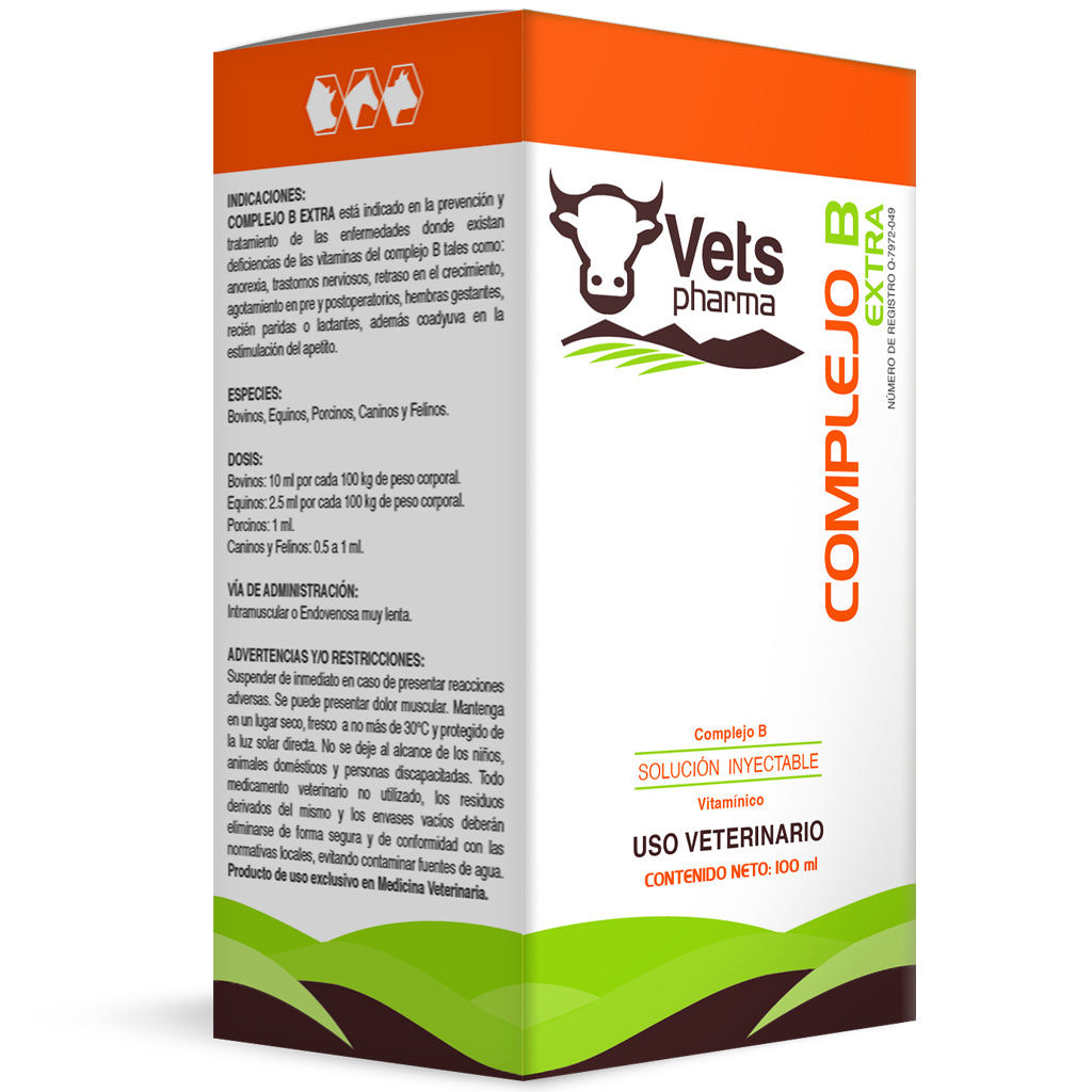 complejo b extra 100ml - Vets pharma – Chivali Mx