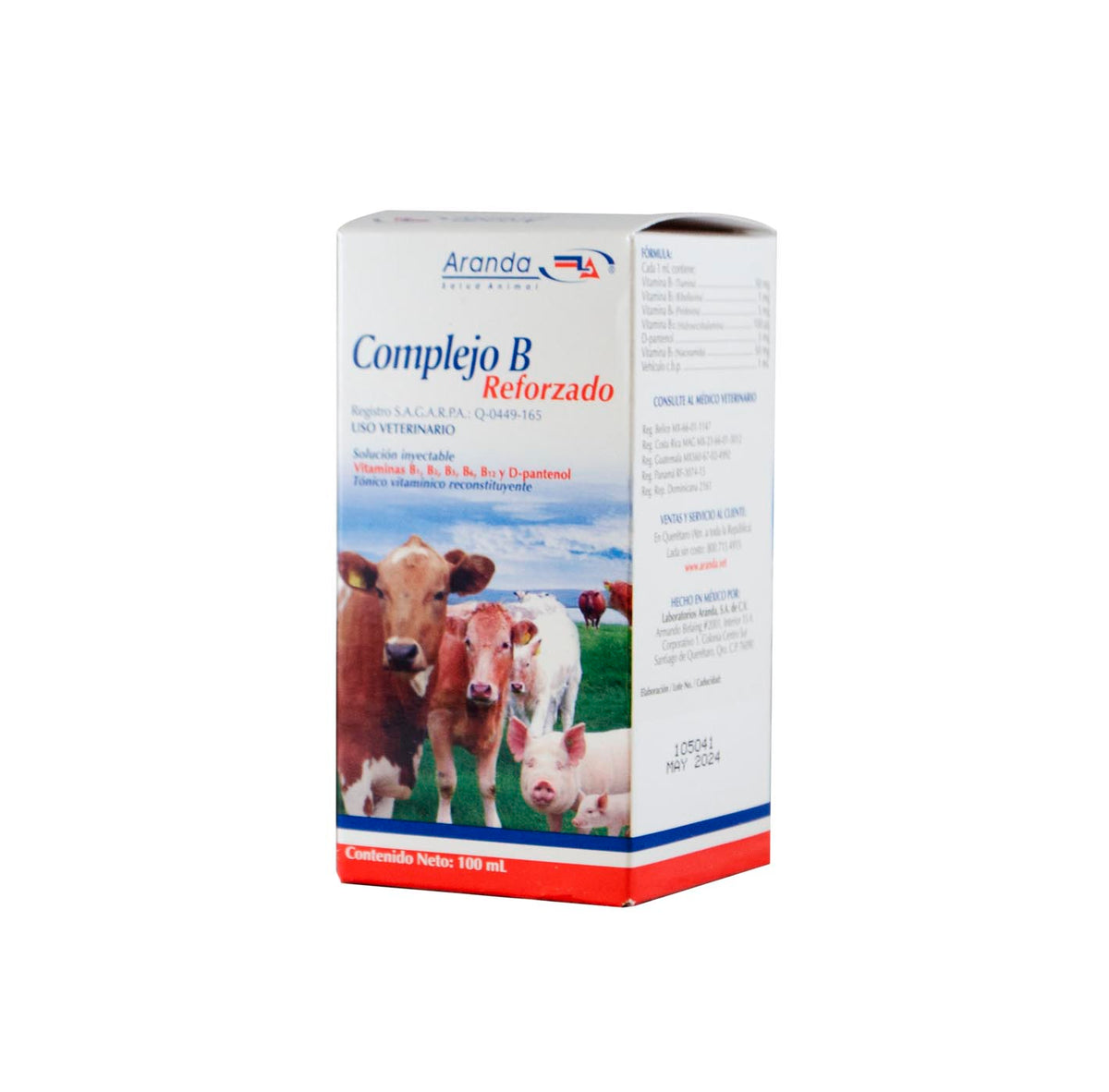 COMPLEJO B REFORZADO 100 ML ARANDA – Chivali Mx