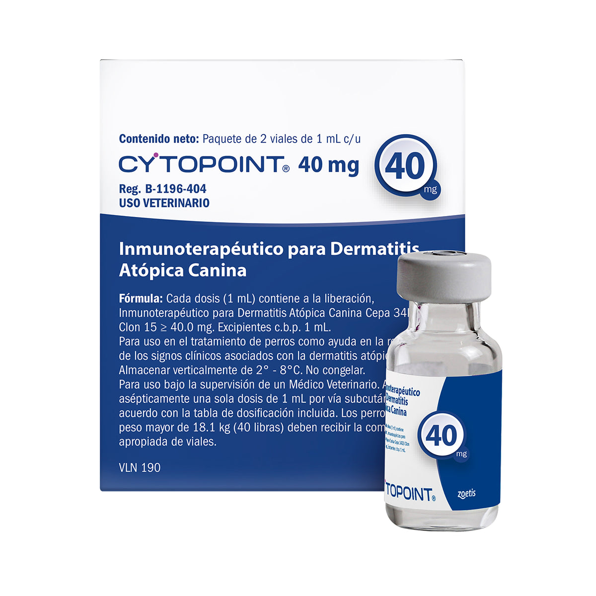 Cytopoint 40 mg 2 vl x 1 ml - Zoetis – Chivali