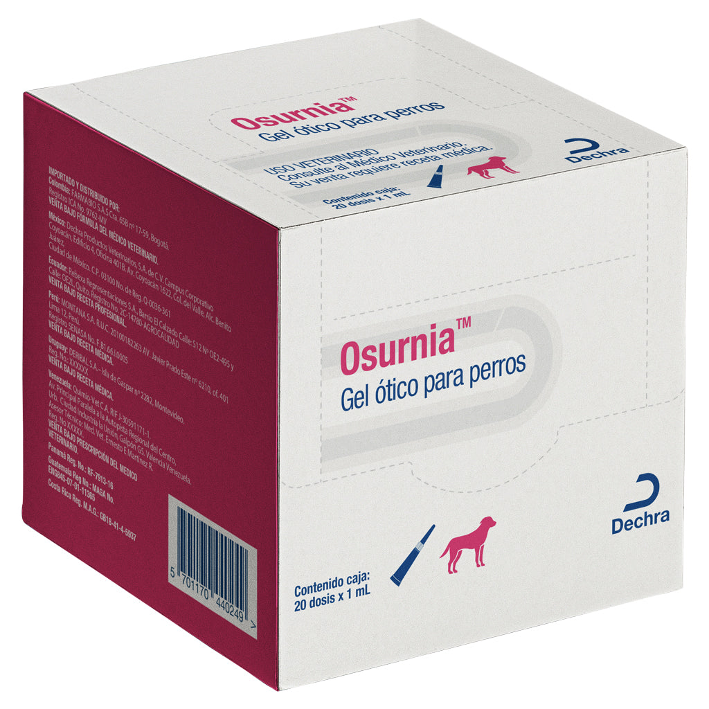 Osurnia 1 ml con 20 dosis - Dechra – Chivali Mx
